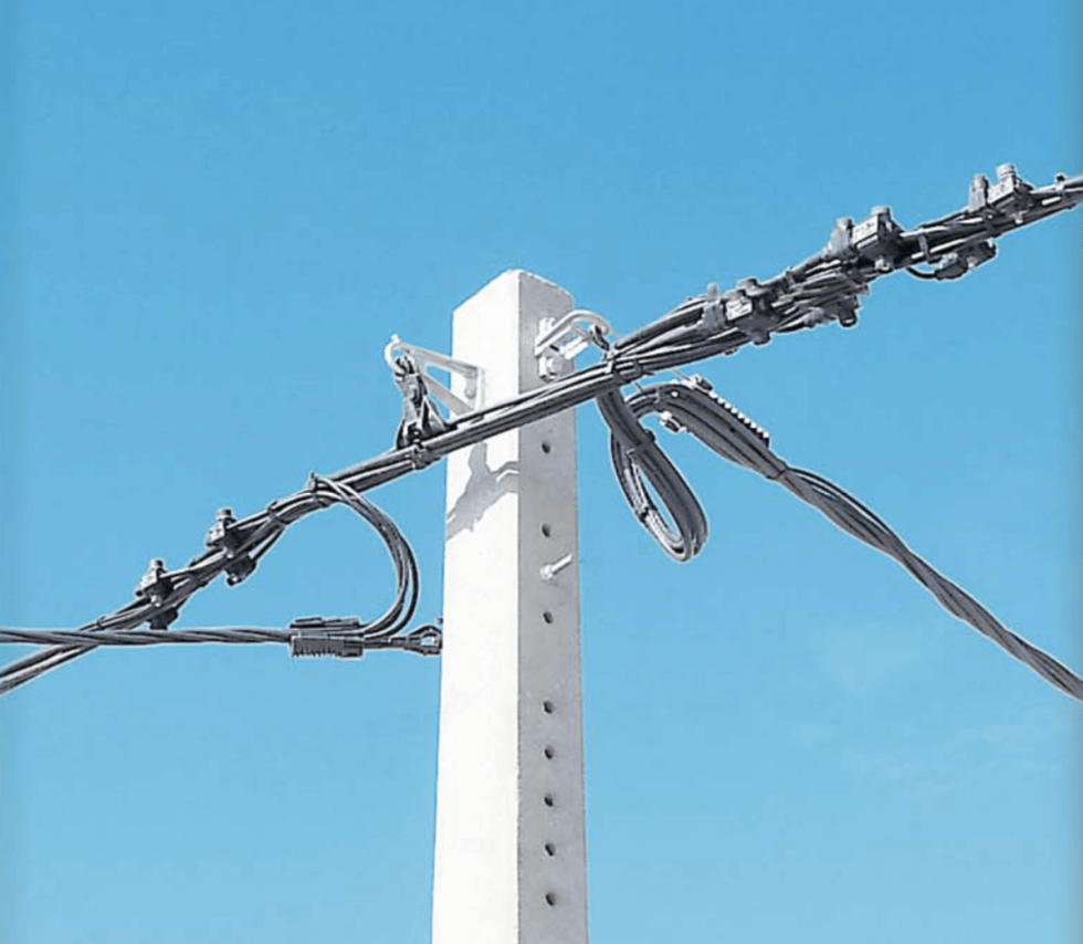 China ES54-14 ABC cable Suspension Assembly Clamp With Bracket ...