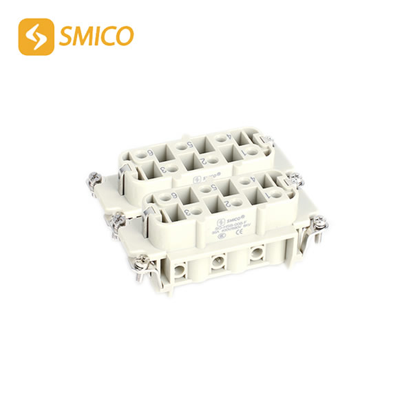 China HSB 12 Pin Male/Female Heavy Duty Wire Connector With Screw ...